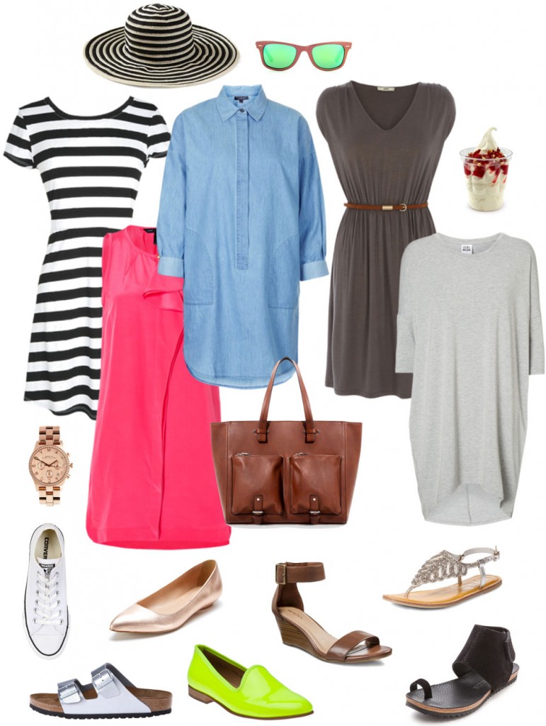 Ensemble: Casual Summer Dress & On Trend Footwear - YLF