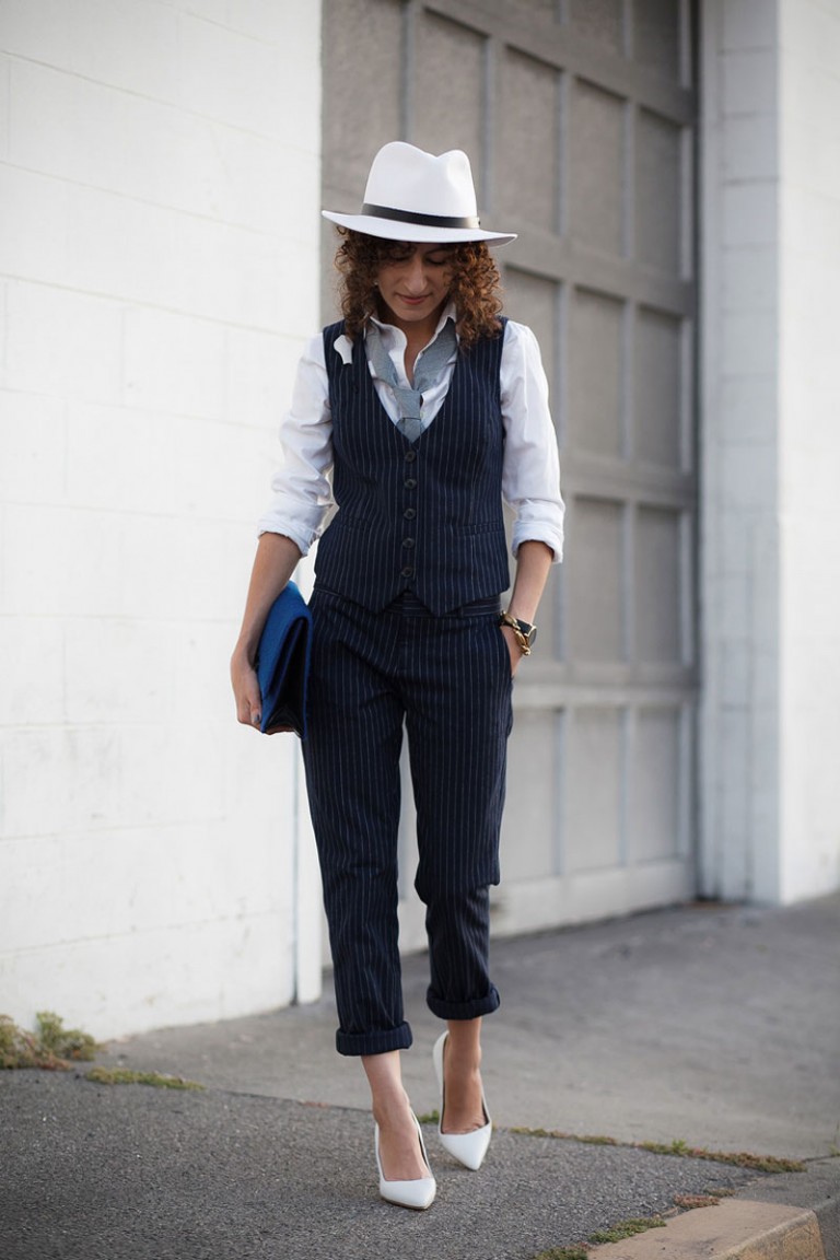 Dandy Suit with Feminine Flair - YLF