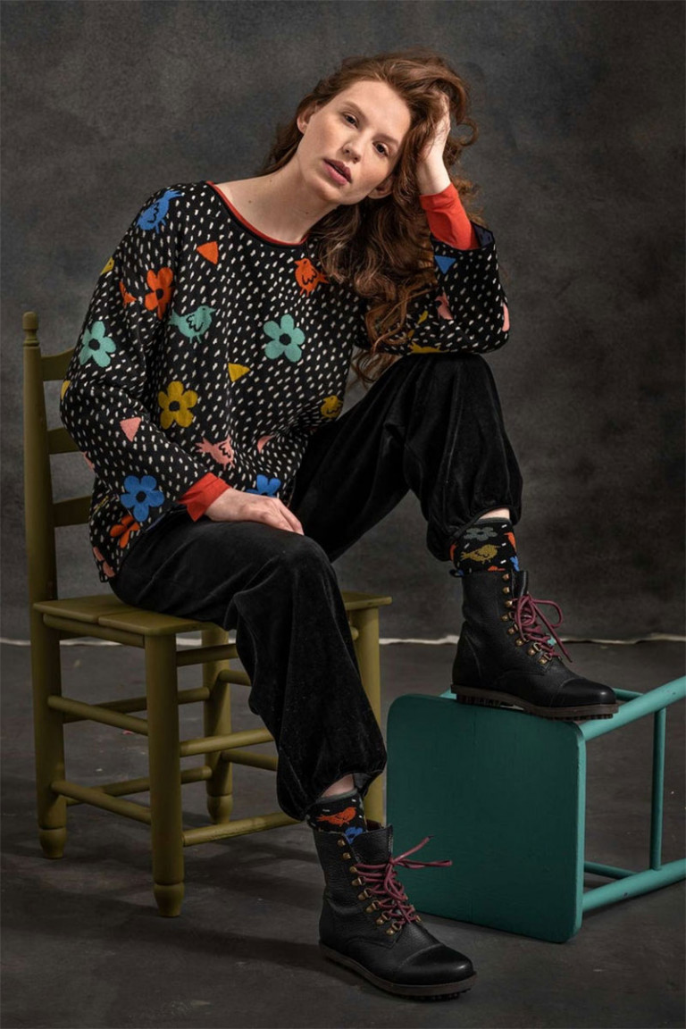 Outfit Formula: Sweater and Sock Match - YLF