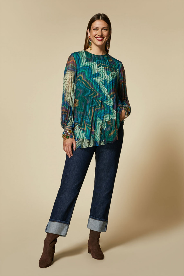 Outfit Formula: Green and Purple - YLF