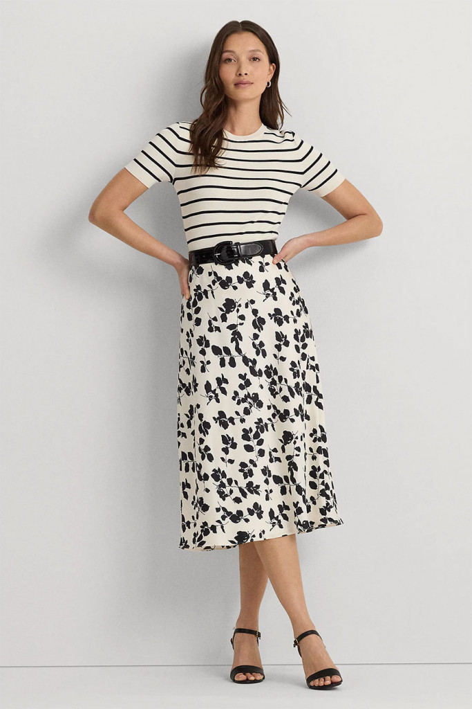 Outfit Formula: Black and White Pattern Mix - YLF