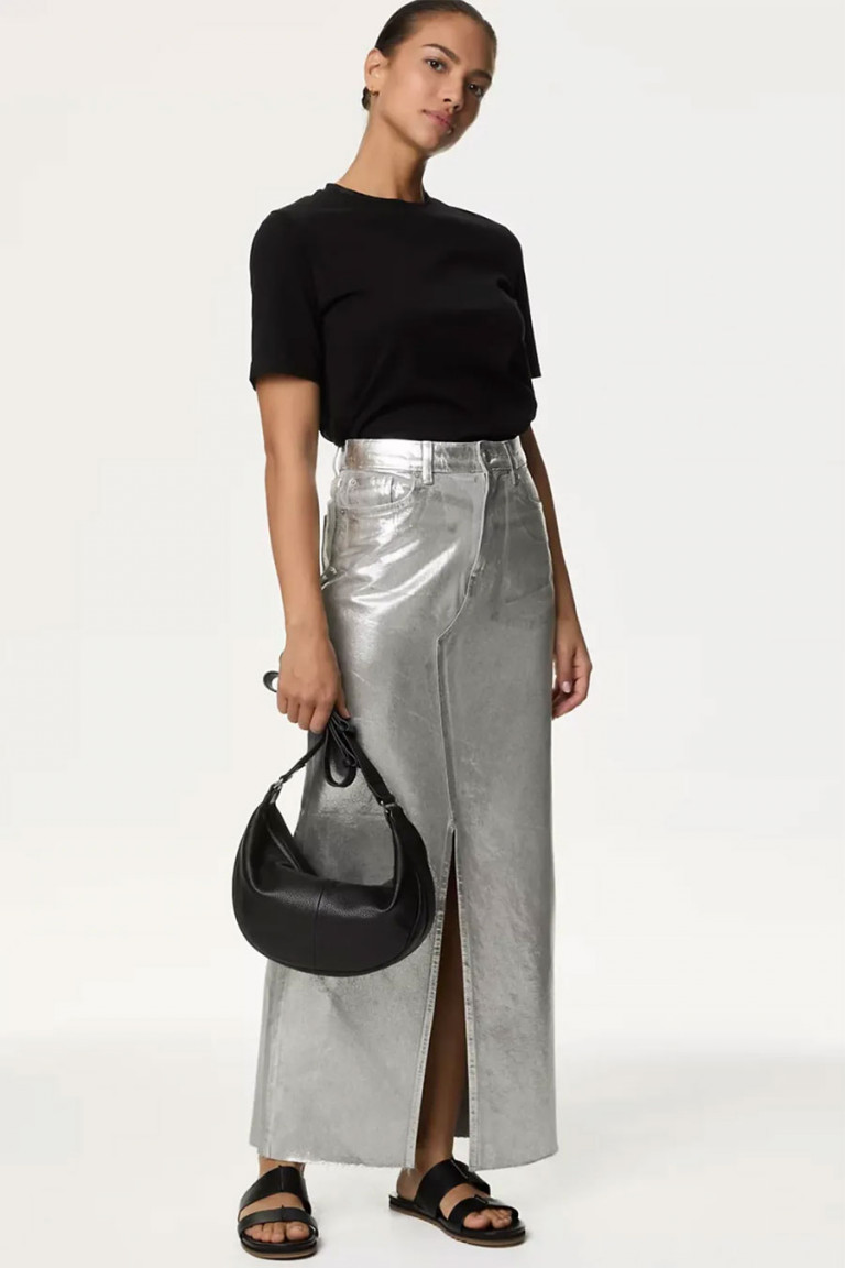 Outfit Formula: Leather Skirt - YLF