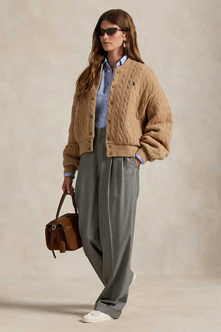 Outfit Formula: Grey, Brown and Blue - YLF